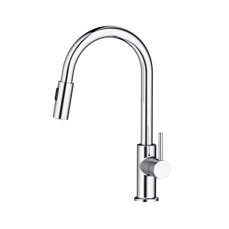 Single Lever Pull Down Kitchen Mixer Atkf1013Ch - Batimex